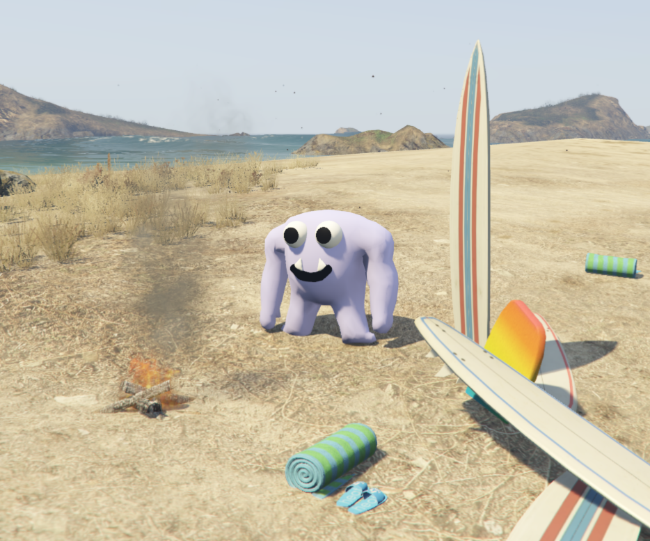 GTA 5 Mods Garden of Banban Captain Fiddles Cartoon - GTA5MODSWORLD
