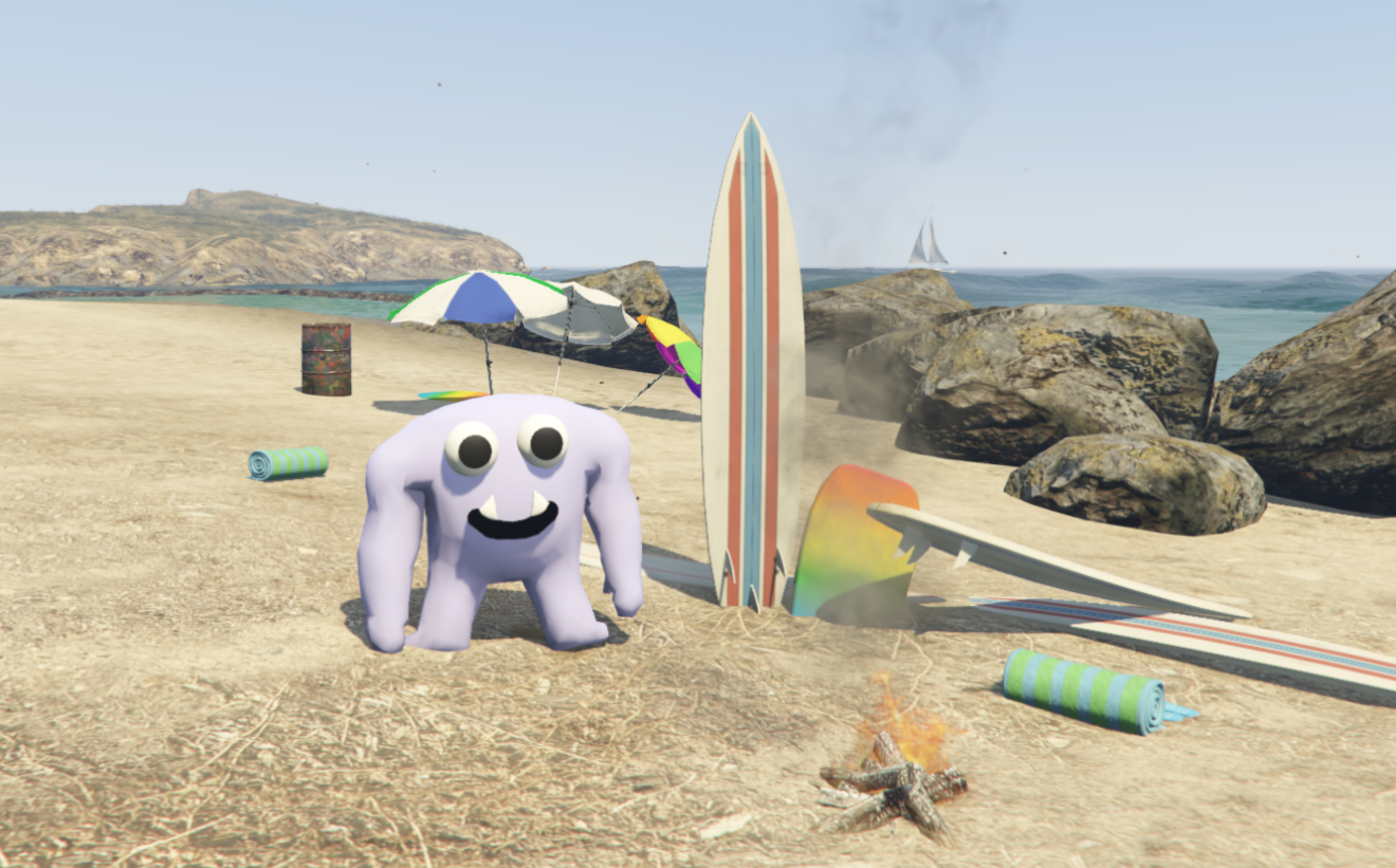 GTA 5 Mods Garden of Banban Captain Fiddles Cartoon - GTA5MODSWORLD