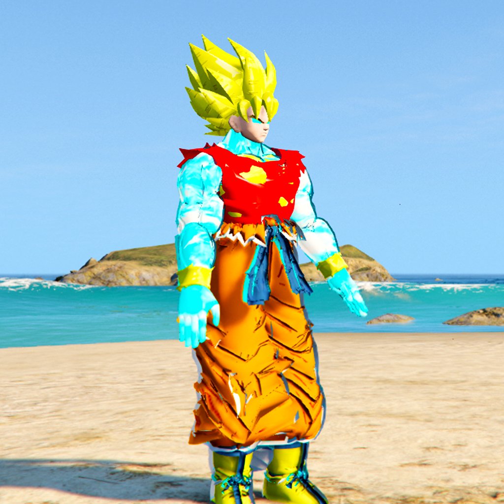 GTA 5 Mods GOKU DIAMOND 2 - GTA5MODSWORLD
