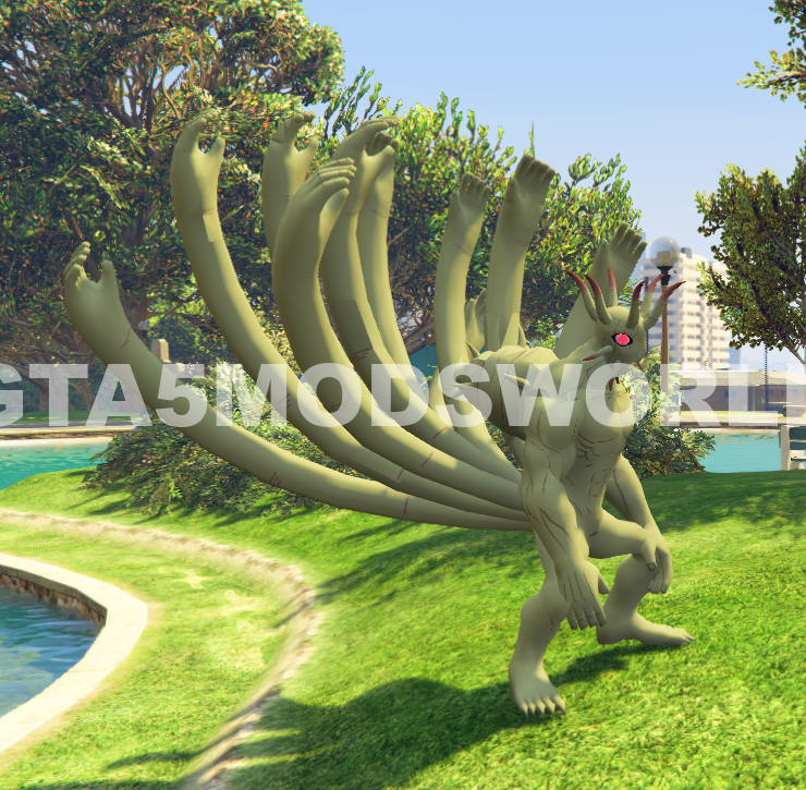 GTA 5 Mods Naruto - Ten Tails - GTA5MODSWORLD