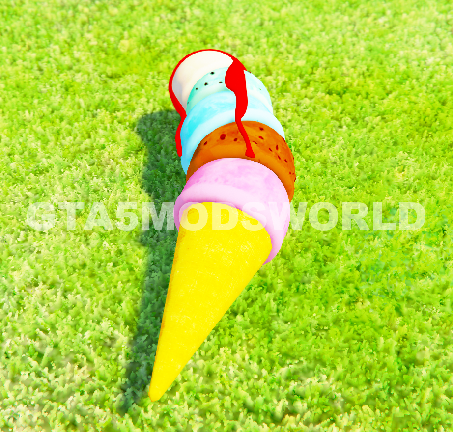 Cone Icecream2 GTA 5 Props - GTA5MODSWORLD