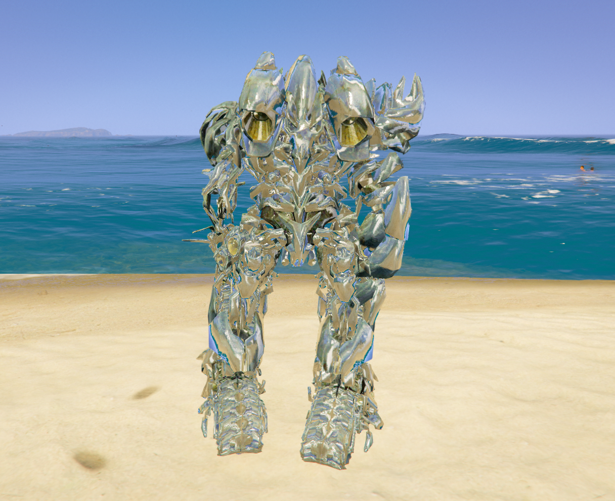 Megatron Robot Mode GTA 5 Mods - GTA5MODSWORLD