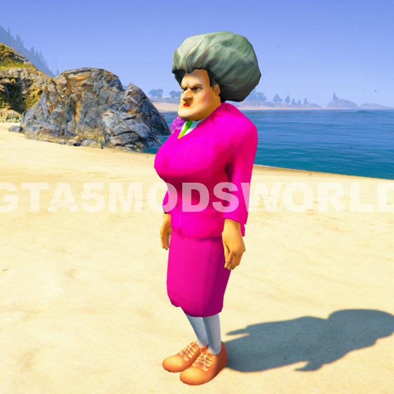 Miss Scary Teacher GTA 5 Mods - GTA5MODSWORLD