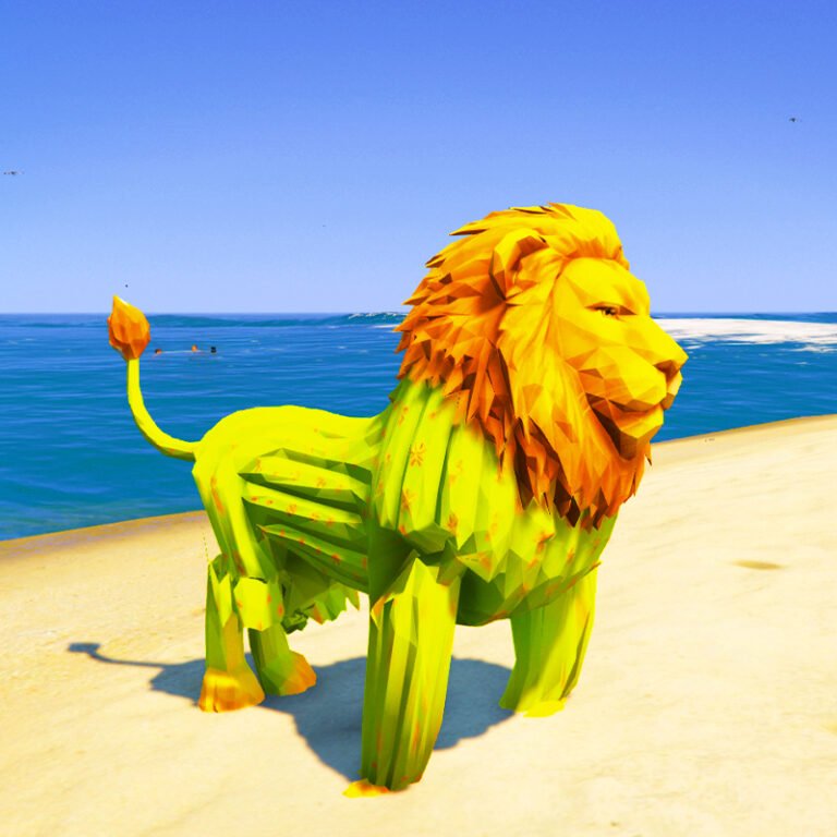 Lion Brainrot 1 GTA 5 Mods - GTA5MODSWORLD