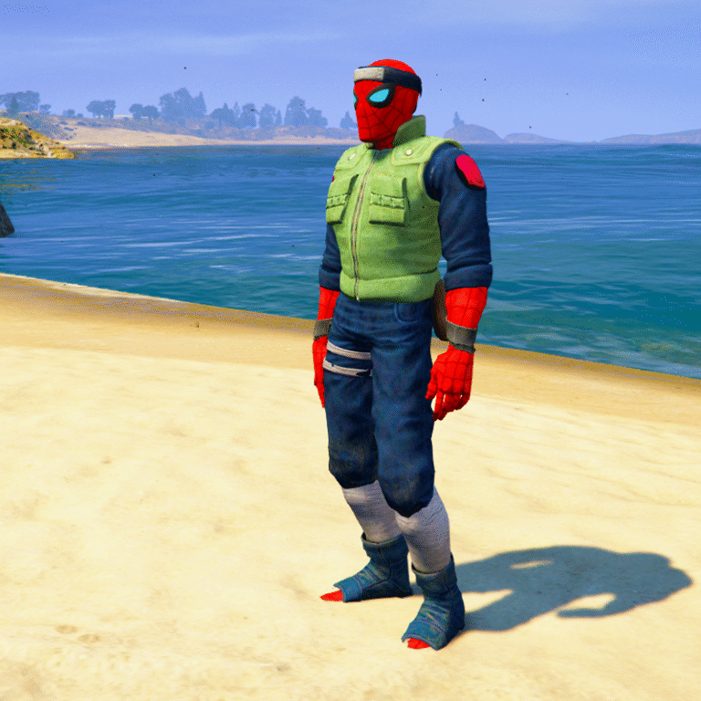 Ninja Spiderman GTA 5 Mods - GTA5MODSWORLD
