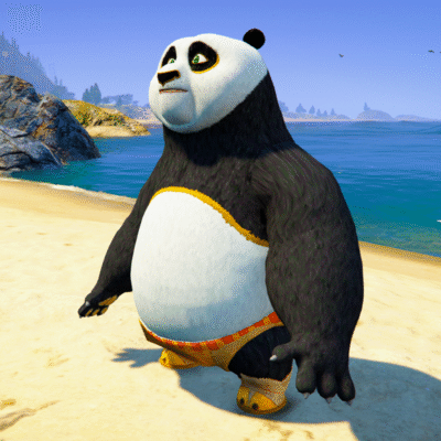 Kufu Panda GTA 5 Mods - GTA5MODSWORLD