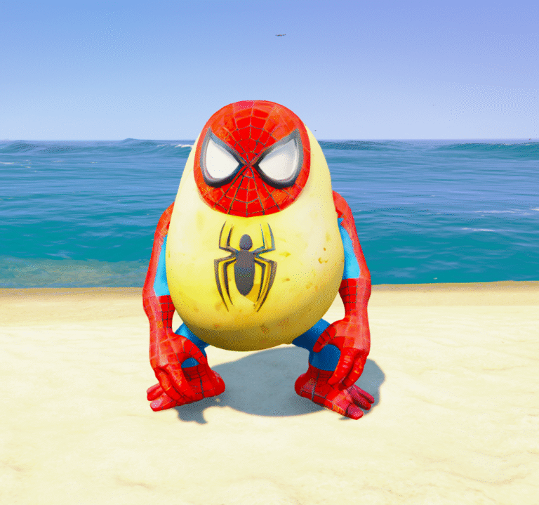 Potato Spiderman 2 GTA 5 Mods - GTA5MODSWORLD
