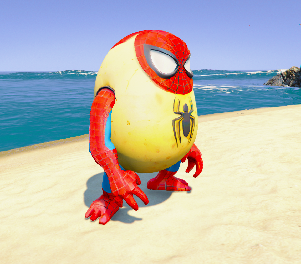 Potato Spiderman 2 GTA 5 Mods - GTA5MODSWORLD