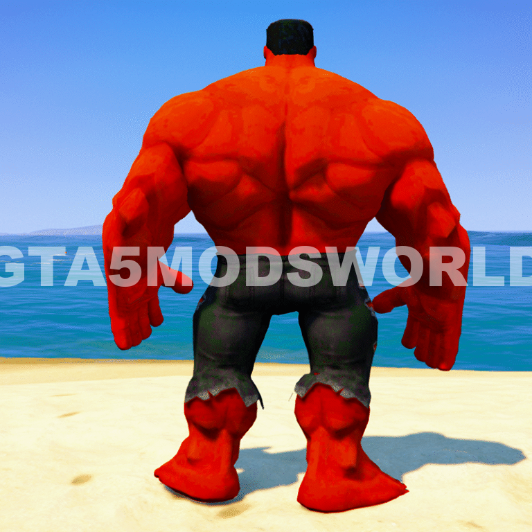 Red Hulk GTA 5 Mods - GTA5MODSWORLD