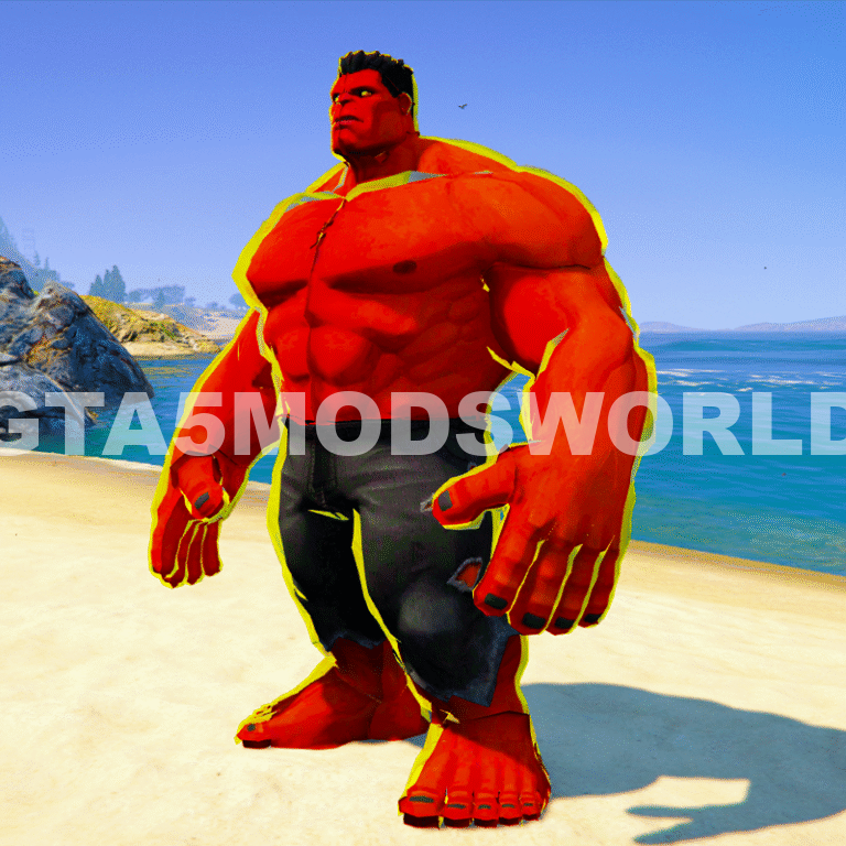 Red Hulk Upgrade GTA 5 Mods - GTA5MODSWORLD