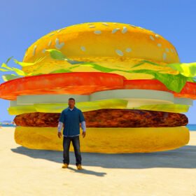 Big Burger GTA 5 Props - GTA5MODSWORLD