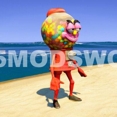 Gum Ball Machine Man GTA 5 Mods - GTA5MODSWORLD