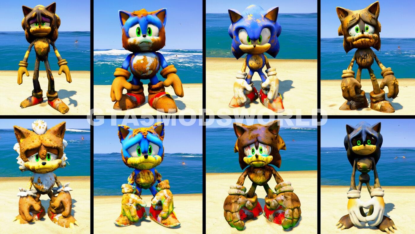 Poor Sonic GTA 5 Mods( Pack of 8+ Mods) - GTA5MODSWORLD