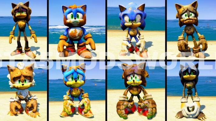 Poor Sonic GTA 5 Mods( Pack of 8+ Mods) - GTA5MODSWORLD