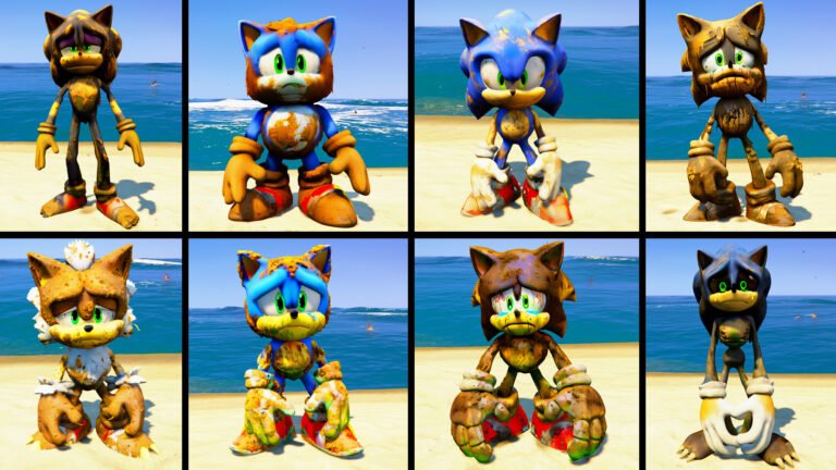 Poor Sonic GTA 5 Mods( Pack of 8+ Mods) - GTA5MODSWORLD