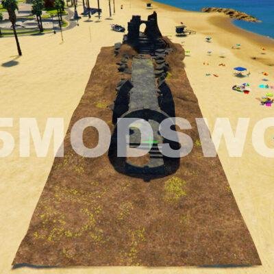 The broken Gate GTA 5 Props - GTA5MODSWORLD
