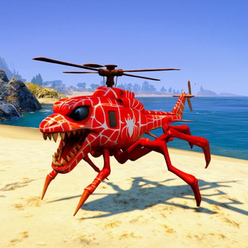 Monster Helicopter Spider GTA 5 Mods - GTA5MODSWORLD