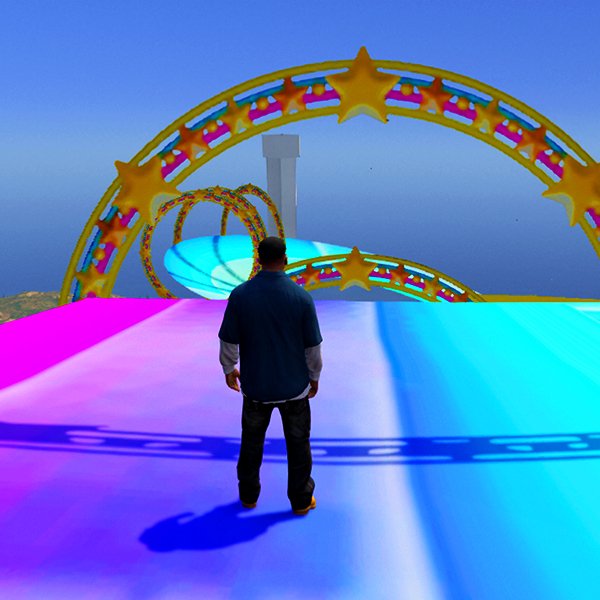 Rainbow Ramp Map 3 – GTA 5 Props - GTA5MODSWORLD