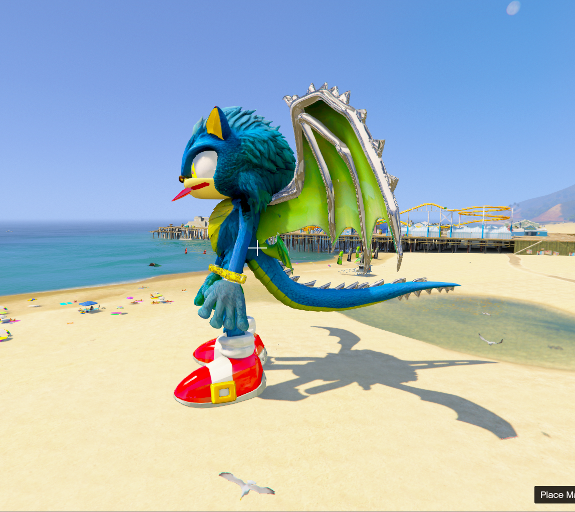 Sonic Dragon 2 Big GTA 5 Mods - GTA5MODSWORLD