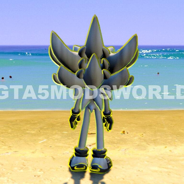 Silver Shadow Sonic GTA 5 Mods - GTA5MODSWORLD